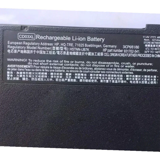 CD03XL Battery For Hp ProBook 640 645 650 G4 HSTNN-UB7K